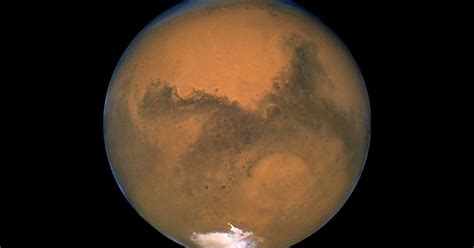 Glaciärer Upptäckta Nära Mars Yta