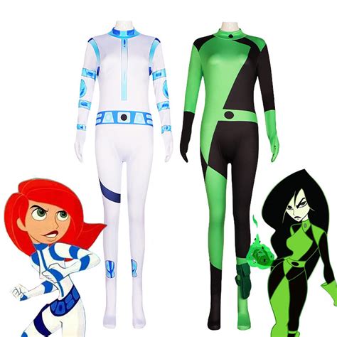 Shego Costume Bodysuit Anime Kim Possible Shego Cosplay Costume