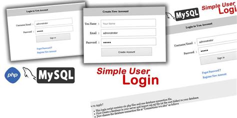 Simple User Login Php Script By Nelliwinne Codester
