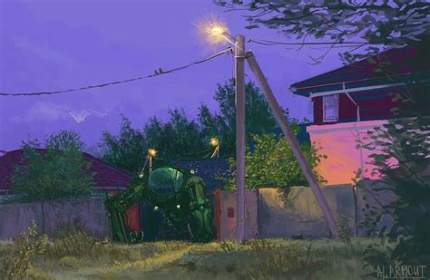 After The Workday By Aliaksei Holubeu Rimaginarymechs