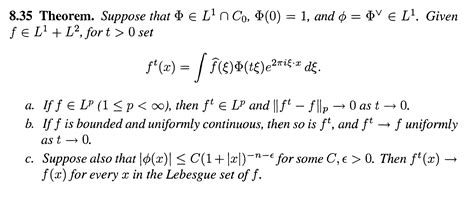 Real Analysis Understanding Fourier Transform Theorem In Folland