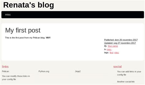 Creating A Blog With Pelican And Github Pages Renatas Blog