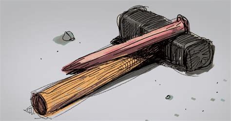 장석주의 사물극장 82 조각가 전뢰진의 망치와 정