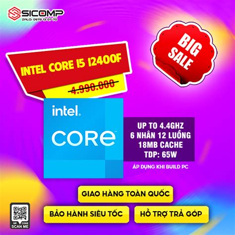 CPU INTEL CORE I F TRAY UP TO GHz NHÂN LUỒNG MB CACHE SOCKET FULL VAT