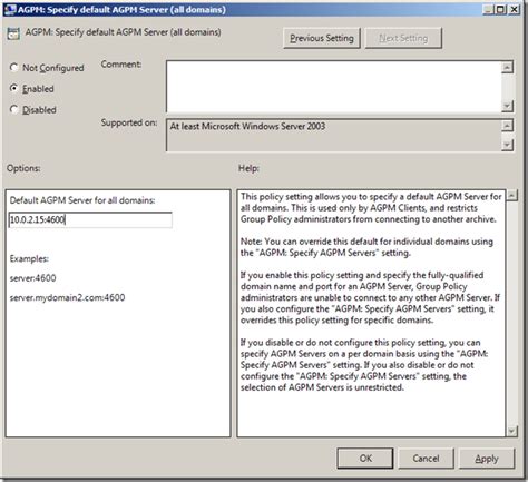AGPM Part How To Configure The AGPM Client Via Group Policy To Automatically Connect To The