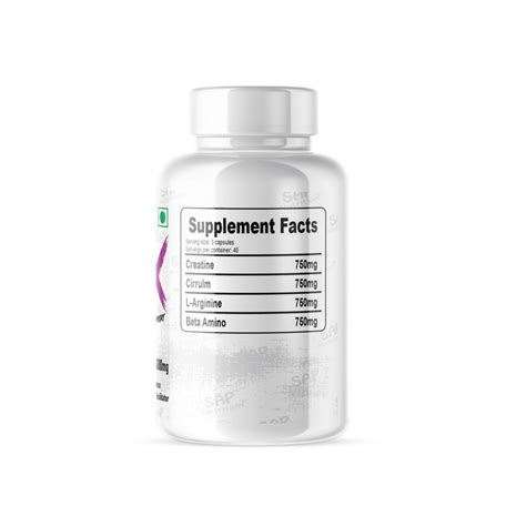 Nitrix 120 Capsule White Series Sap Nutrition