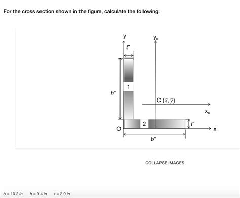 For The Cross Section Shown In The Figure Calculate