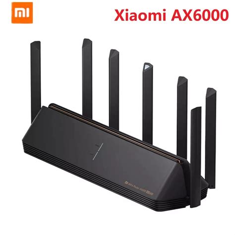 2021 Xiaomi Ax6000 Aiot Router 6000mbs Wifi6 Vpn 512mb Qualcomm Cpu Mesh Repeater Exterior Sign
