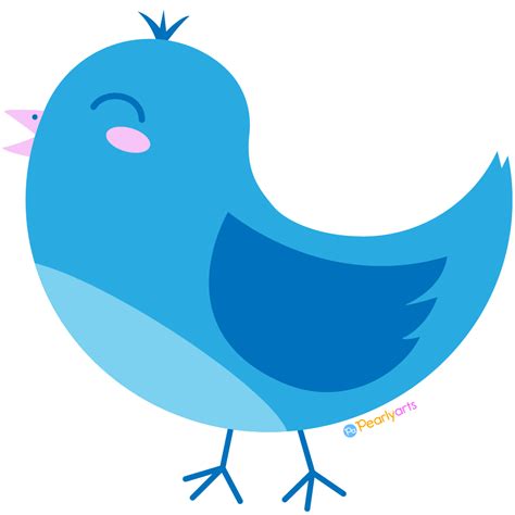 Cute Blue Bird Clipart