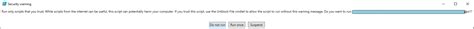 Powershell Security Warning When Running Scripts Unblock File Not