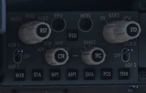 737 Max Cannot Press Tfc Ctr Std On Efis Aircraft And Systems Microsoft Flight Simulator