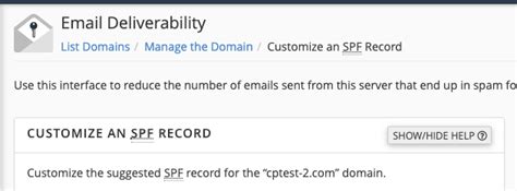 how to customize the spf record in cpanel knowledgebase 01link