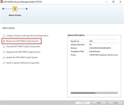 Sap Hana Rename System Part 22 Sap Basis World