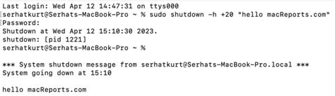 How To Shut Down A Mac From The Command Line With Terminal MacReports