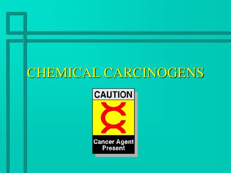 Ppt Chemical Carcinogens Powerpoint Presentation Free Download Id 4864292