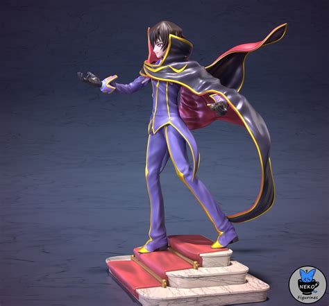 Lelouch And Cc Code Geass Anime Figurine For 3d Printing 3d Model 3d