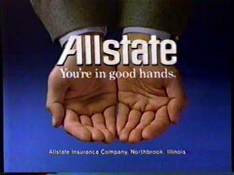 1986 All State Insurance The Good Hands People Tv Commercial Youtube