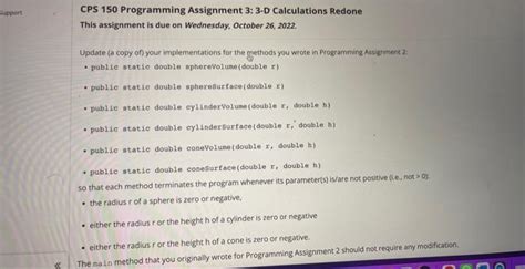 Solved Cps 150 Programming Assignment 3 3 D Calculations