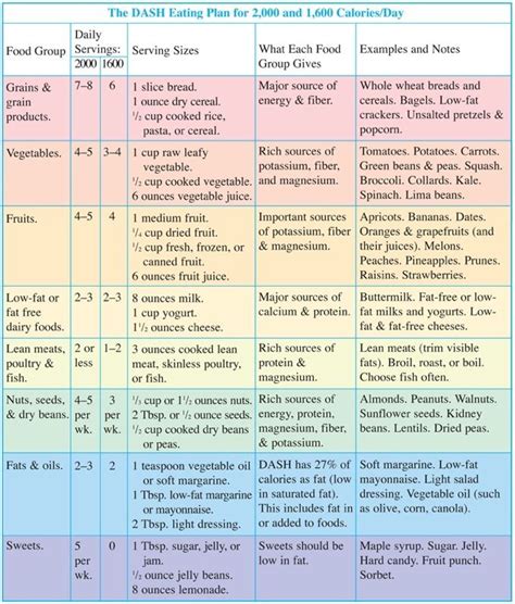 53 Sample Dash Diet Meal Plans