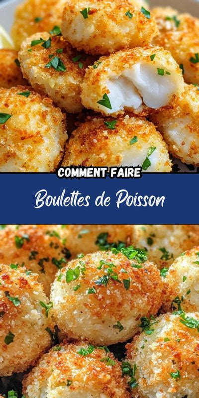 Recettes Boulettes De Poisson 7 Délices à Savourer Recette Boulette De Poisson Cuisine
