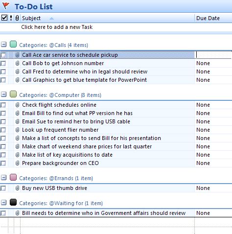 The Kalnel Files Using OneNote For GTD Project Tracking