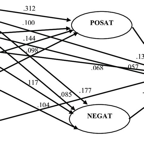 Path Coefficients Of Hypothesis Testing Download Scientific Diagram