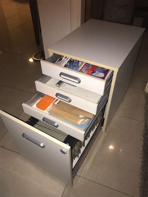 Ikea Galant Rolling Password Locking File Cabinet Furniture And Home