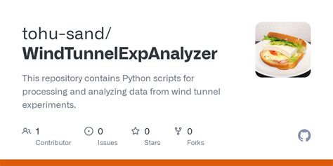 GitHub Tohu Sand WindTunnelExpAnalyzer This Repository Contains Python Scripts For Processing
