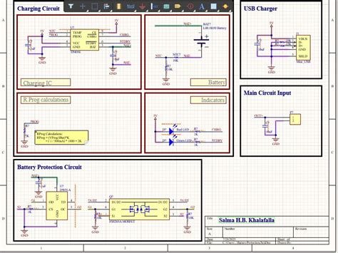 Designed Bms Schematic For 18650 Li Ion Cell Now Working On Pcb Salma Hisham Posted On The
