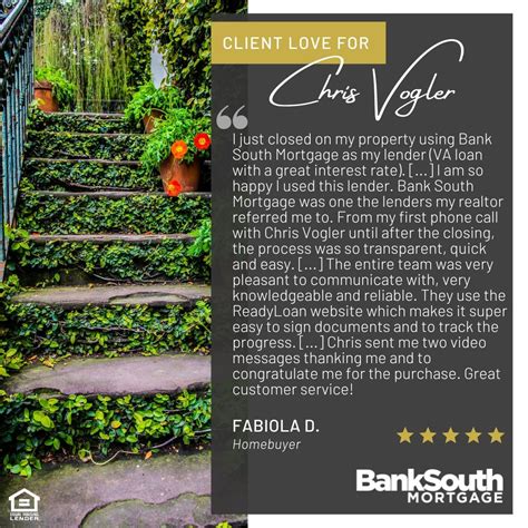 Chris Vogler On Linkedin Banksouthmortgage Servingyou Valoans