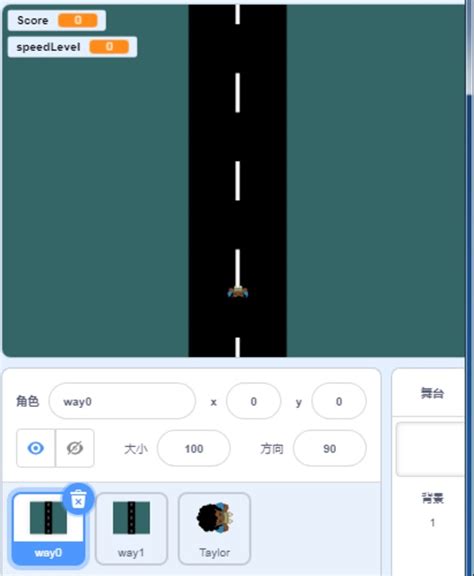 Scratch跑酷游戏实现人物的逐级加减速 小鸟数据