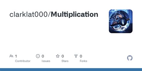 Github Clarklat000multiplication