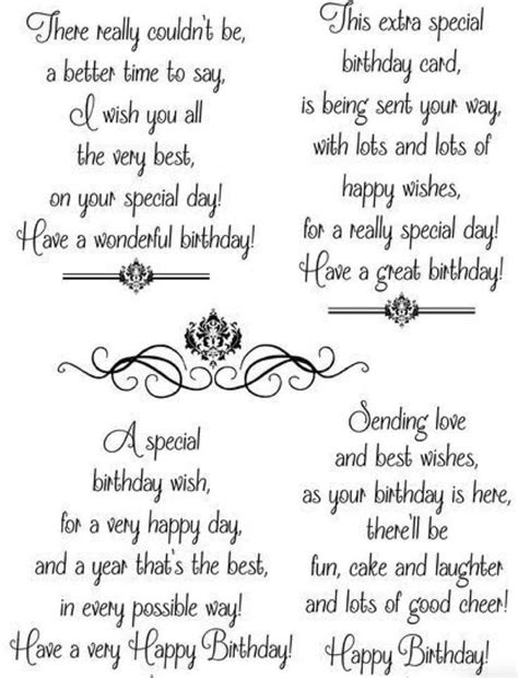 Sentiments For Birthday Cards Artofit