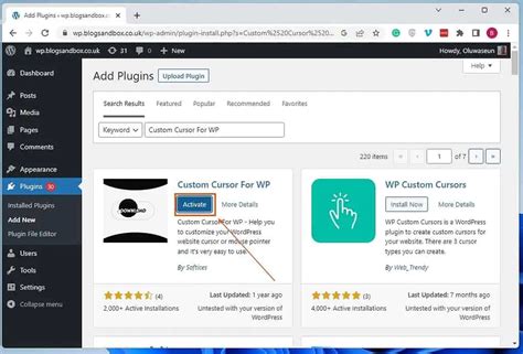 how to make a custom cursor in wordpress itechguides
