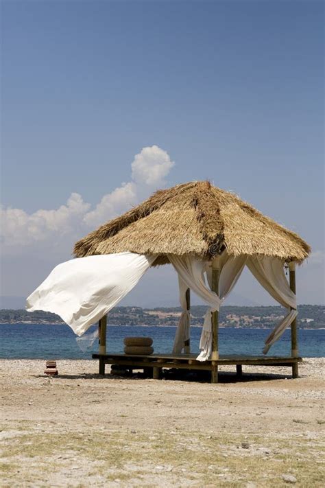 Massage Hut On Beach Stock Image Image Of Scenery Massage 10795785
