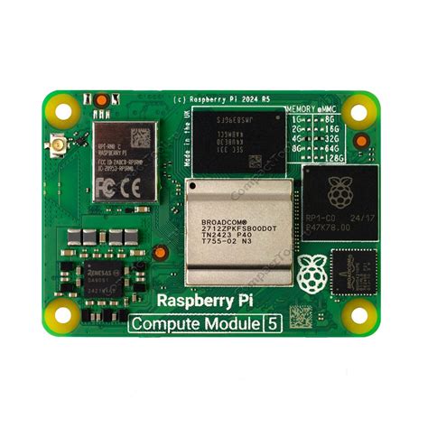Raspberry Pi Compute Module 5 4gb Ram 32gb Emmc Cm5104032 купить с распиновкой и габаритами и