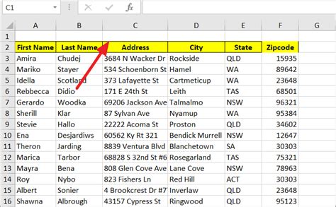 How To Move A Row In Excel