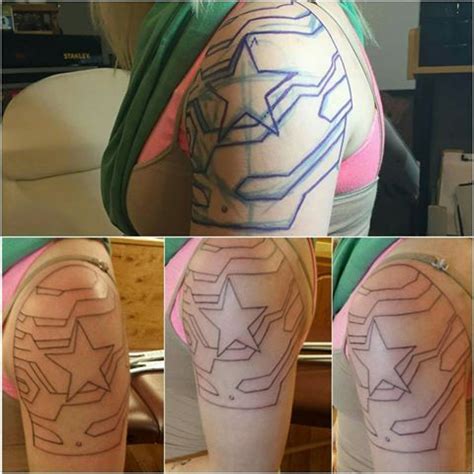 Winter Soldier Arm Tattoo