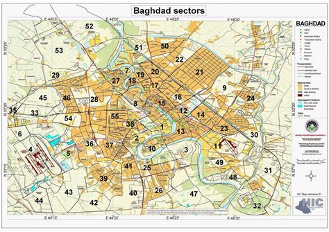 City Map Of Baghdad Free Printable Maps