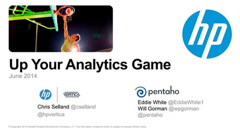 Up Your Analytics Game With Pentaho And Vertica Pdf