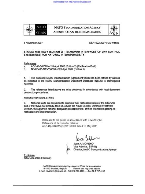 Stanag 4586 Ed-2 08nov2007 | PDF | Internet Protocol Suite | Internet ...