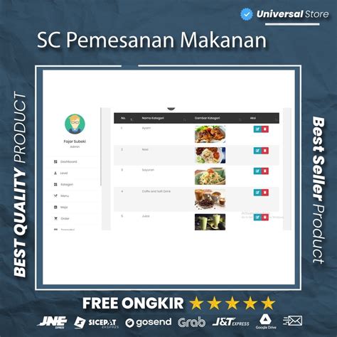 Jual Aplikasi Source Code Sc Pemesanan Makanan Dan Sayuran Apk Android