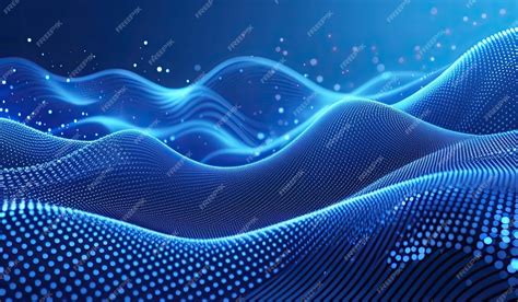 Abstract Digital Waveform Visualization Generate Ai Premium Ai Generated Image