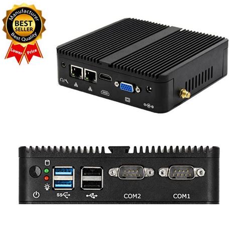 Factory Cheap Mini Pc Pc Intel Celeron J Dual Lan Ethernet Usb Ubuntu Win Nuc Nano