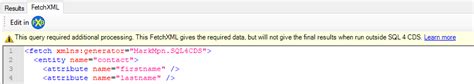 sql 4 cds additional processing mark carrington