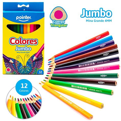 Lápiz Color Jumbo Pointer Catálogo De Comercio El Salvador