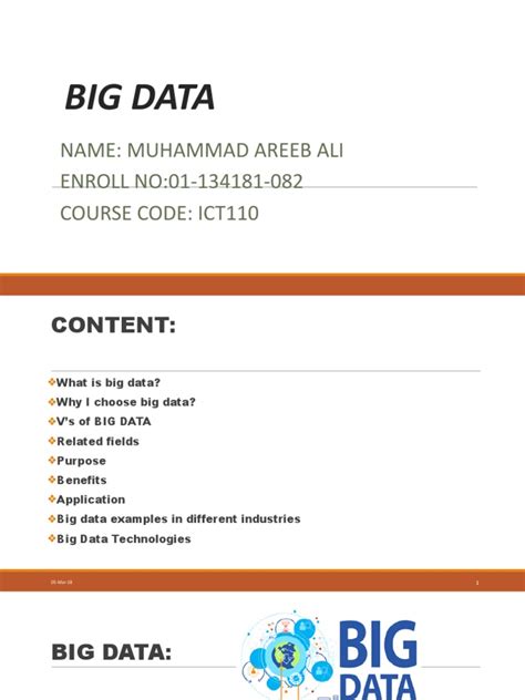 big data presentation 1st semester cs descargar gratis pdf big data