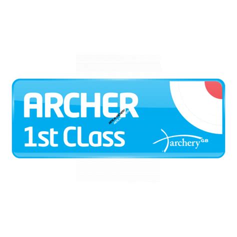 Agb Classification Badge Archer 1st Class Merlin Archery