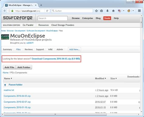 Mcuoneclipse Components 3 Apr 2016 Release Mcu On Eclipse