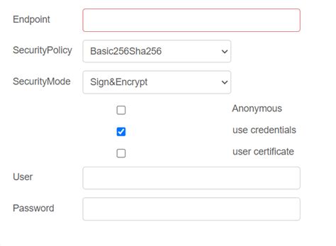 Unable To Use Use Credentials And User Certificate Option Together